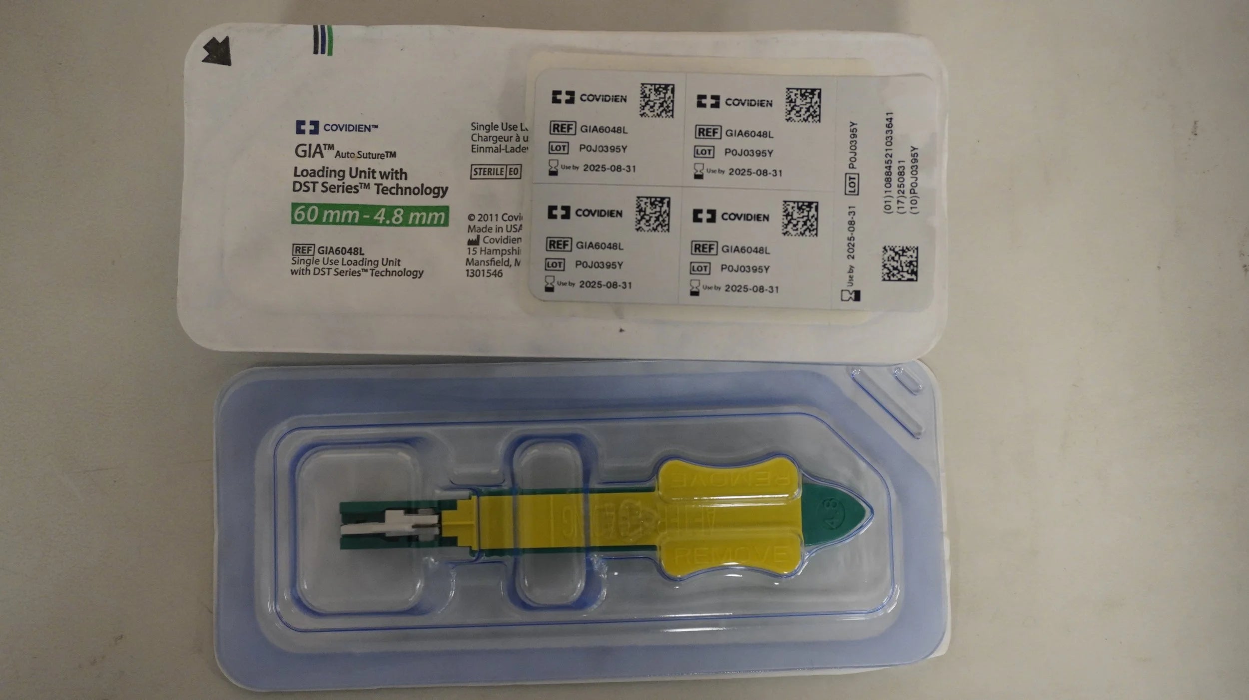 Covidien | GIA6048L | GIA Auto Suture 60mm - 4.8mm RELOAD – Medical ...