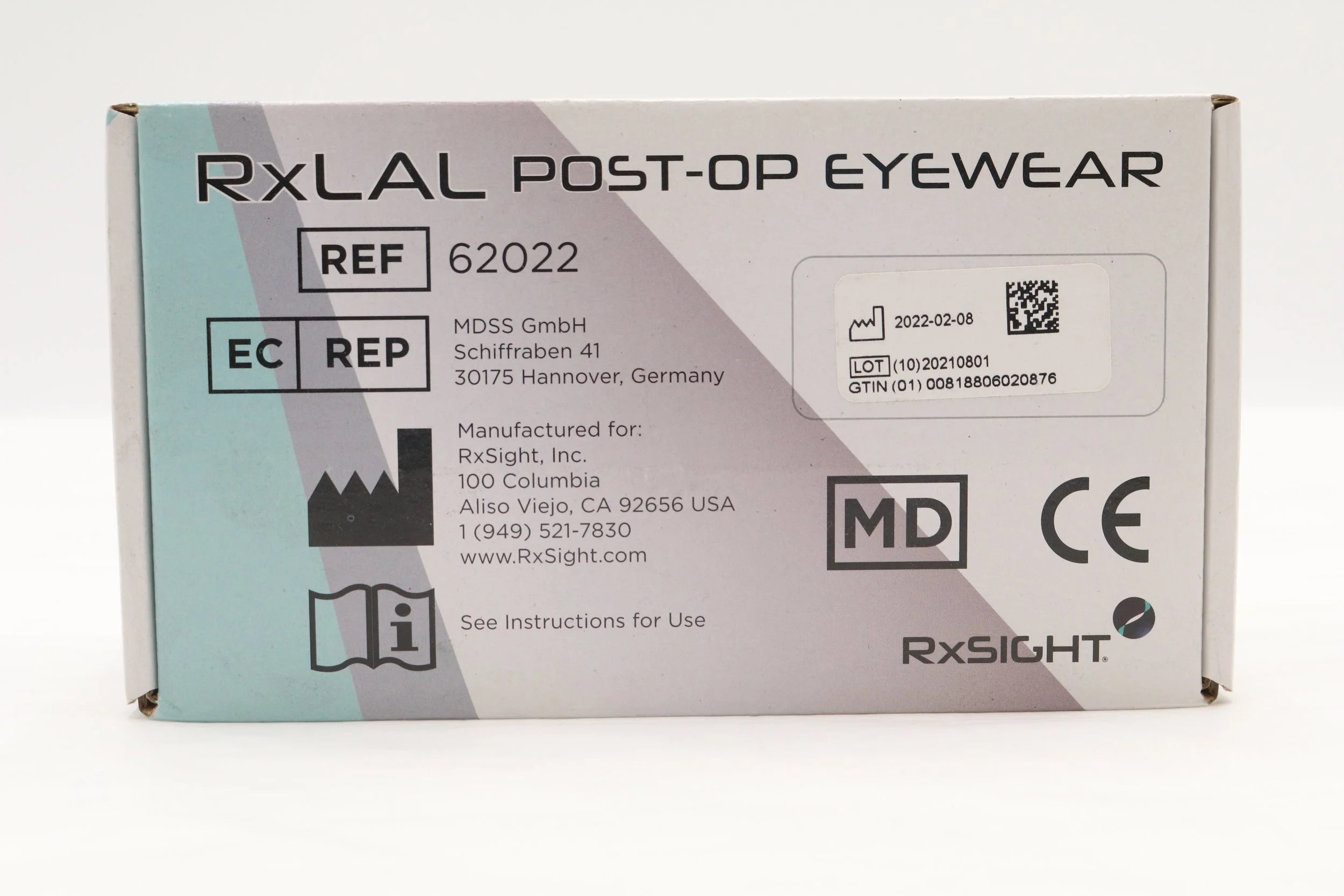 RXSight | 62022 | RxLAL POST-OP EYEWEAR – Medical Supply Fulfillment Center