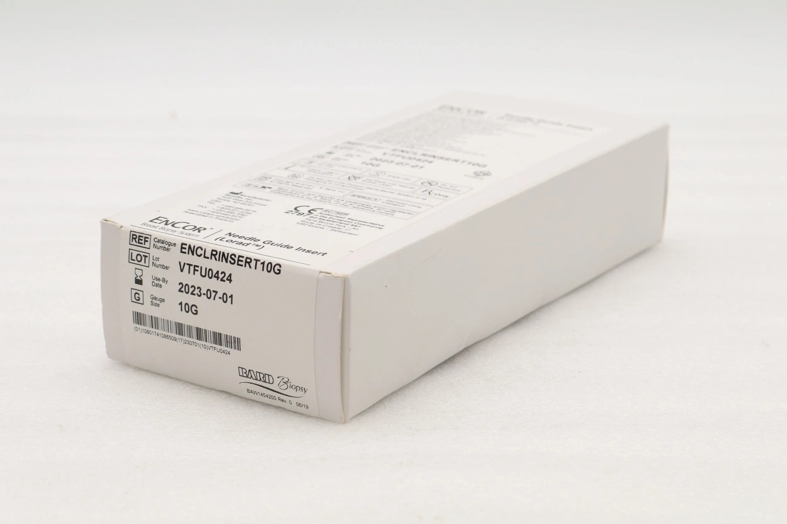 Bard | ENCLRINSERT10G | EnCor Insert for Lorad Needle Guide 10G ...